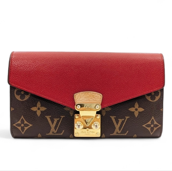 Louis Vuitton | Bags | Authentic Louis Vuitton Pallas Monogram Long ...